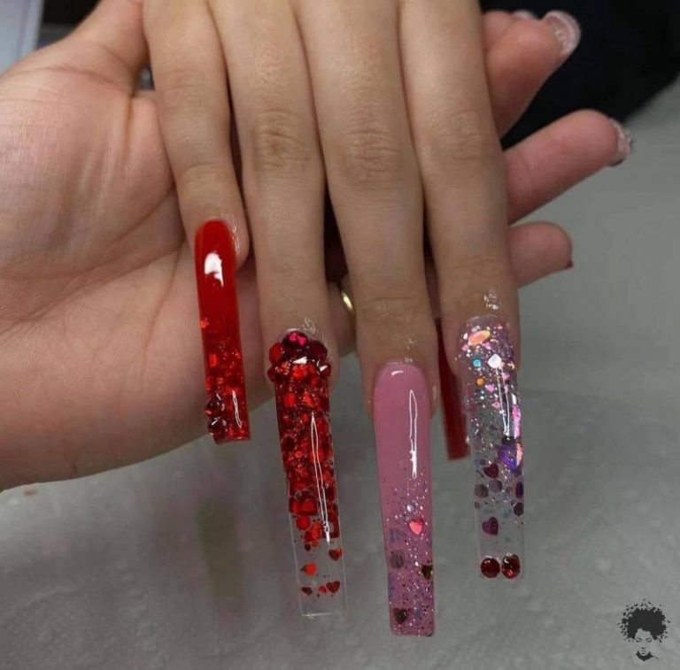 Long Nail Art Designs That Attract Attention With Their Elegances in ...