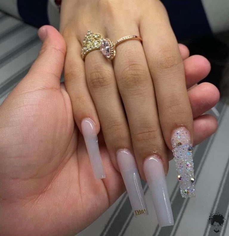Long Nail Art Designs That Attract Attention With Their Elegances in ...