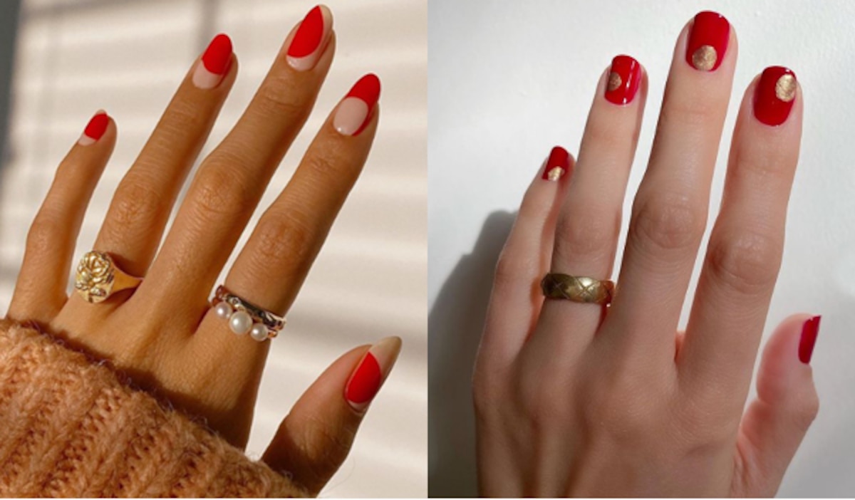 95 Photos: Lots of Red nail ideas to choose the New Year’s manicure ...