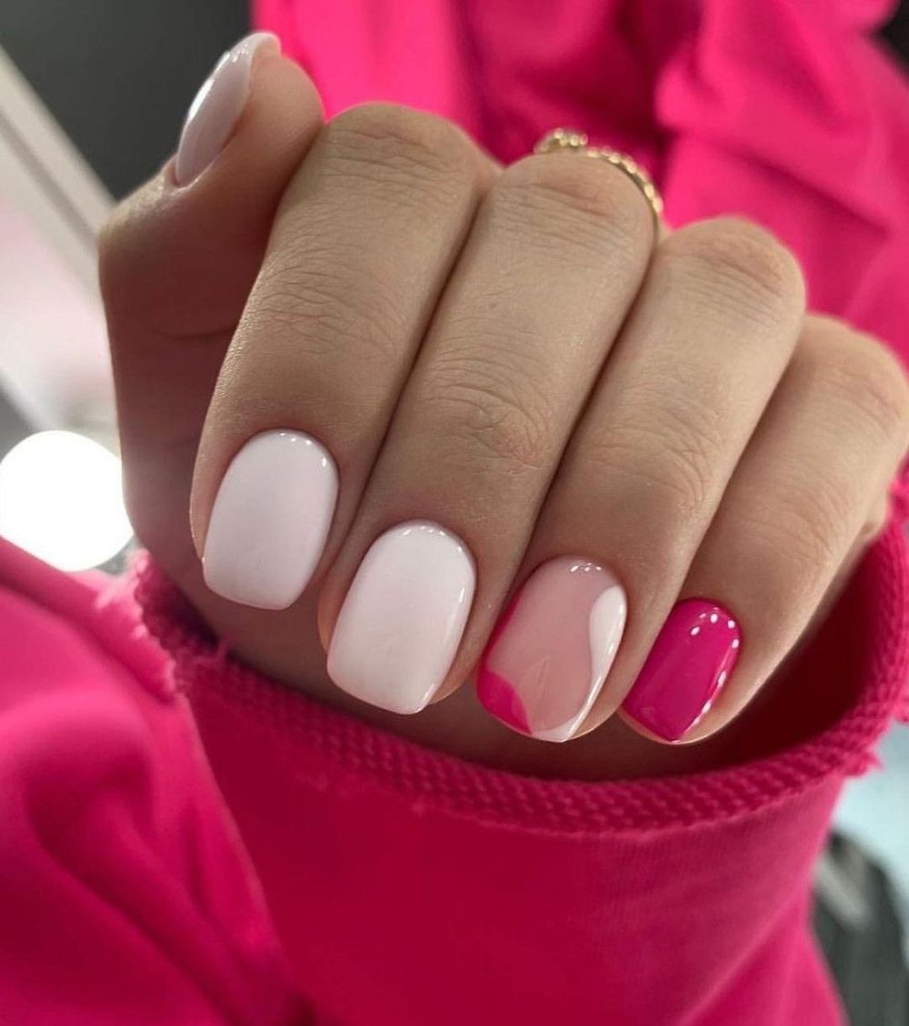 110+ Photos Of Pink Gelish Nails To Brighten Your Day 【Great Ideas】💅😍 ...