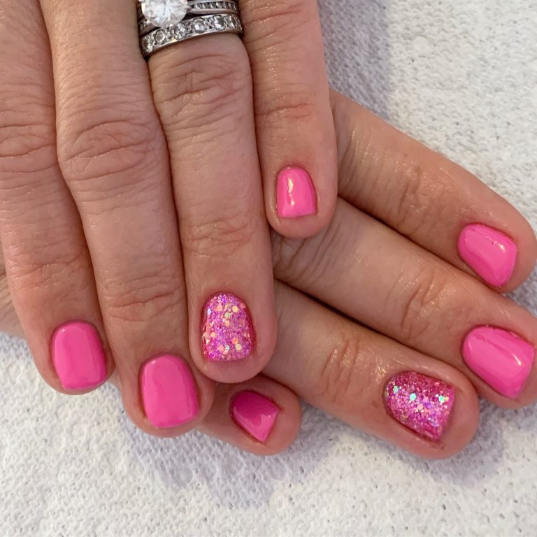 Get Fabulous Short Pink Gelish Nails for Your Next Manicure! 【+170 ...