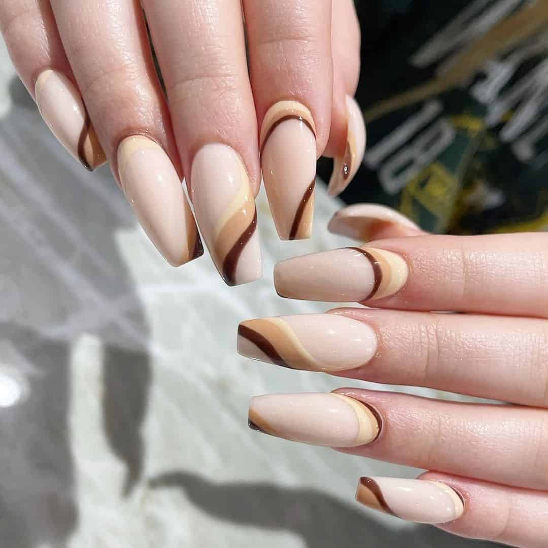 Top 30 Creative Nail Designs With Lines (Short And Long) – Fashion ...