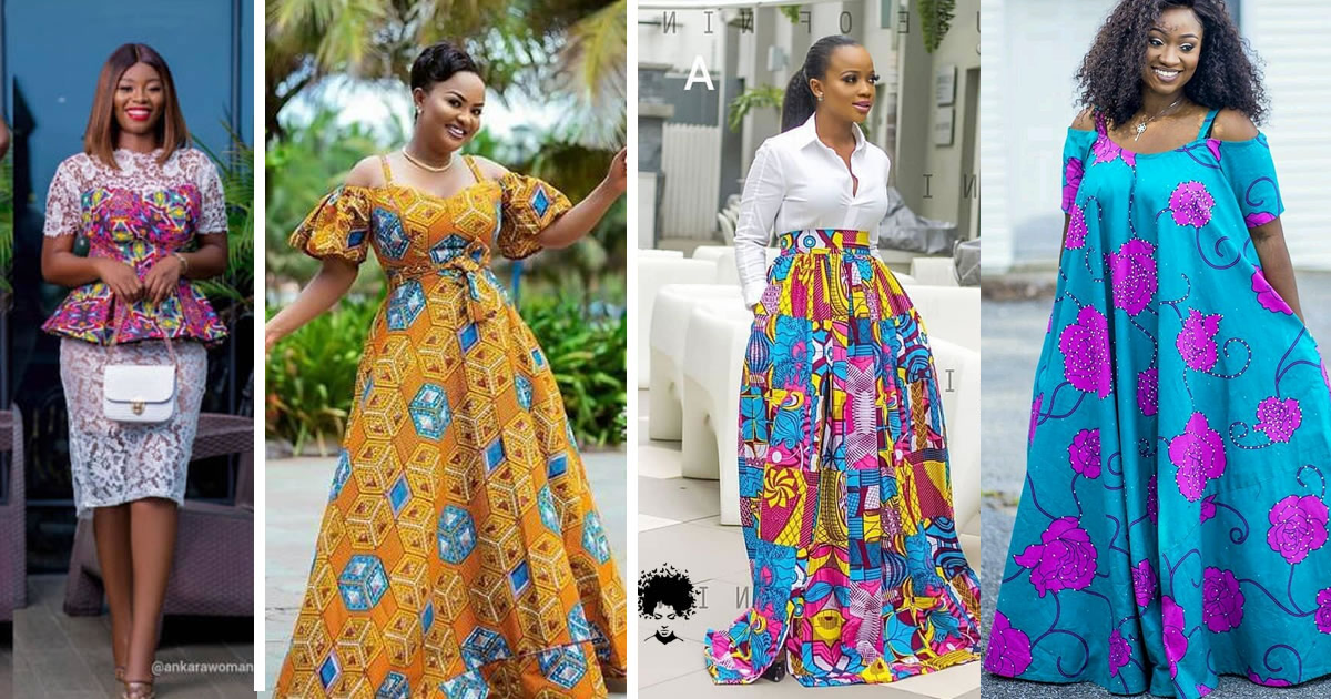 120+ Best Ankara designs for gowns to wear this year (pictures ...