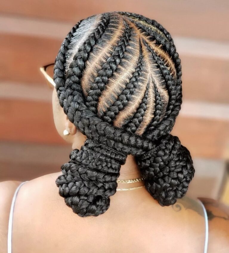 3-tribal-braids-updo-with-two-low-buns-CaYOtumLcBK – Fashion Lifestyle ...
