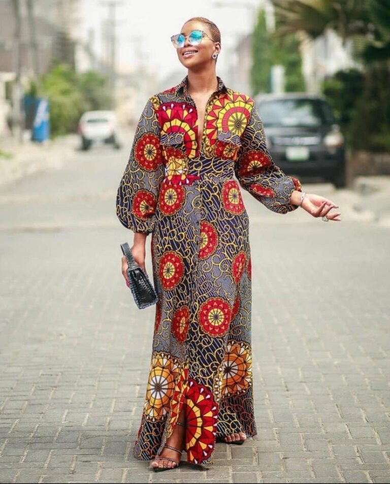 87+ Modest Ankara Long Gown Styles For Stylish African Wives And Moms ...