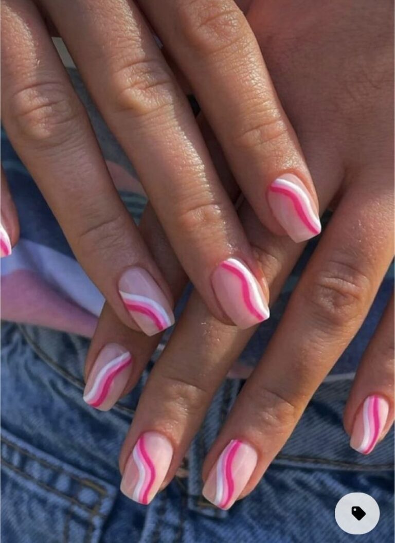Discover 35 mesmerizing wavy swirl nail designs that perfectly ...