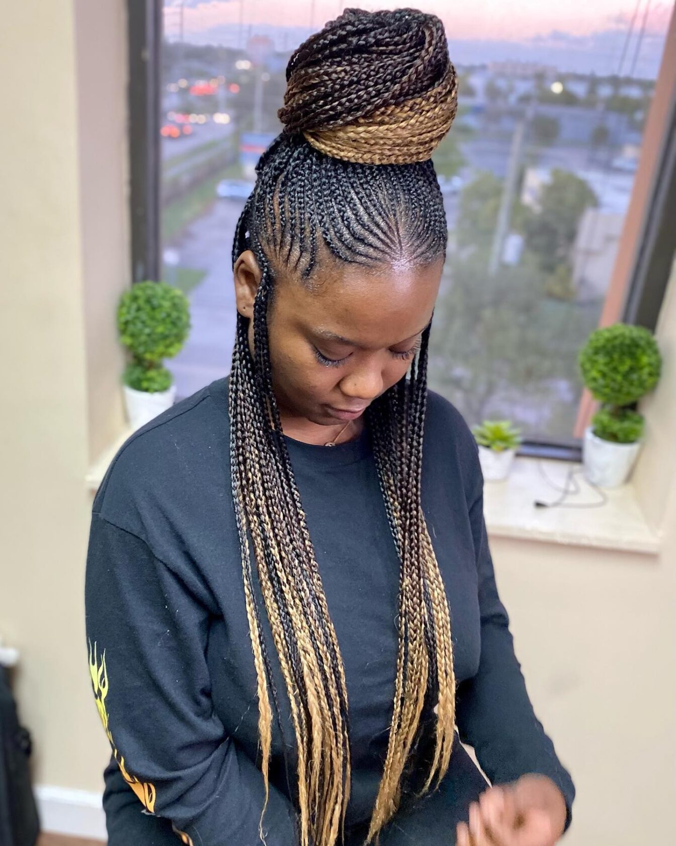 Tribal Braids with Knotless Technique: A Modern Twist on Traditional ...