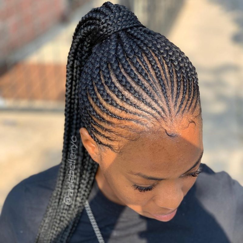Trendy Braids Hairstyles to Mix – Match Ankara Styles for Elegant Look+ ...