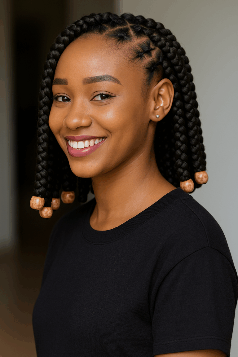 50 PHOTOS Short Box Braids Hairstyles (1) – Fashion Lifestyle Trends